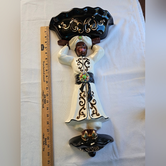 Source Unknown | Wall Decor | Vintage Blackamoore Man With Bowl On His ...